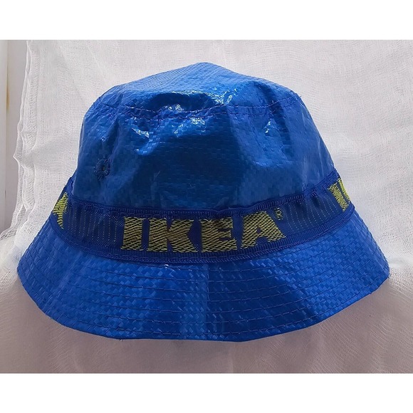 IKEA | Accessories | Ikea Bucket Hat Blue Branded Lining Vent Holes ...